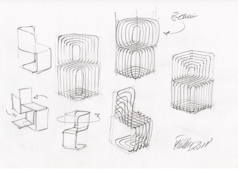 Octagon Chair & Sphere Bench - Creative Industries Styria